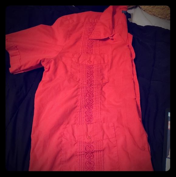 TropiCool | Shirts | Vintage Mens Tropicool Guayabera Shirt Aka Blair ...